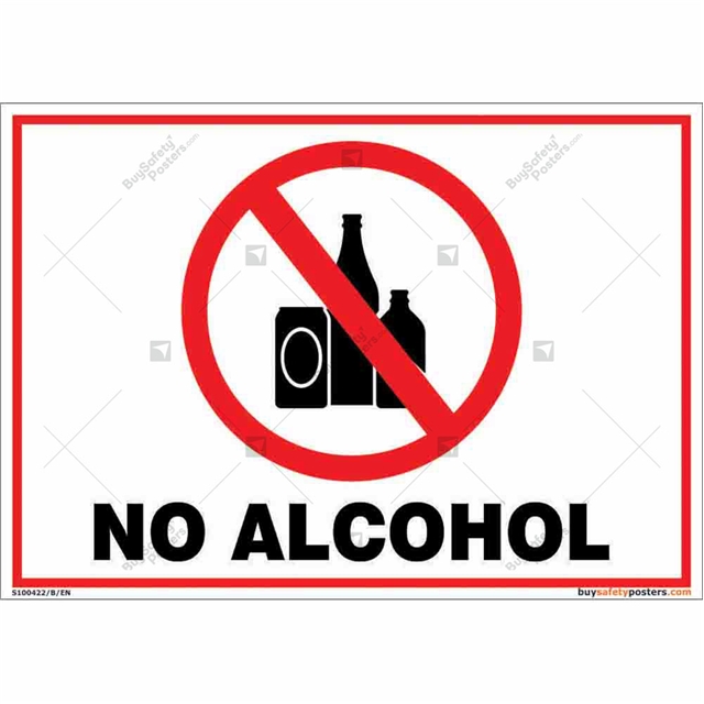 No Alcohol Poster