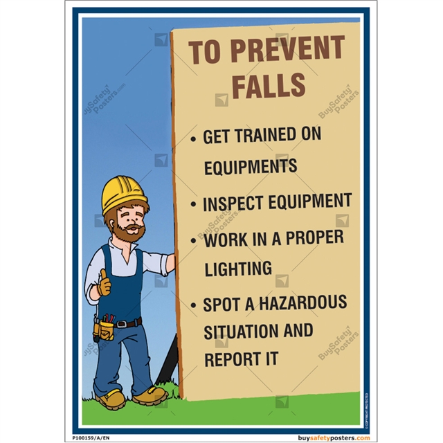 Abc Of Fall Protection Safety Posters Safety Slogans Health Safety