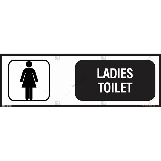 Ladies Room Only Sign