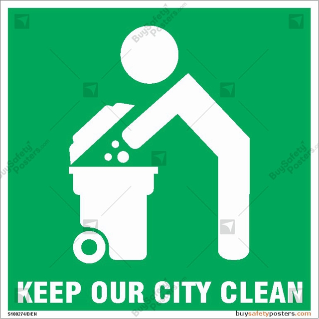 Keep Your City Clean Logo 《Keep Our City Clean》PPT下载