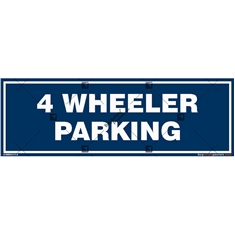 Inform people through 4 Wheeler Parking Identification Board ...
