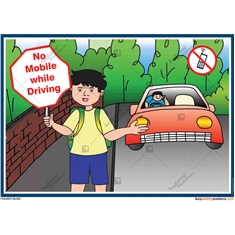 Effective poster on traffic rules | Buysafetyposters.com