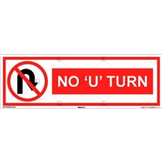 U Turn prohibited signs| Buysigns.in