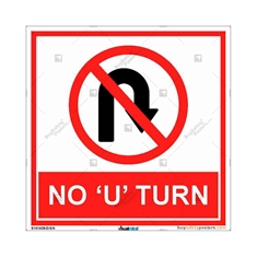 U Turn prohibited signs| Buysigns.in