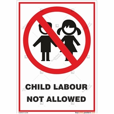 Kids Not Allowed Sign | Buysafetyposters.com