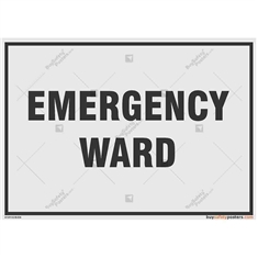 Emergency ward area awareness boards to maintain the safety status of ...