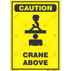 Shop crane warning signs | Shop Warning Signs Online
