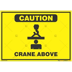 Shop crane warning signs | Shop Warning Signs Online
