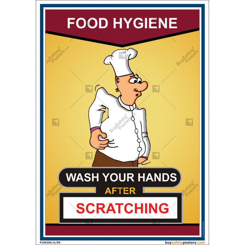 Funny Hand Hygiene Posters Food Handling