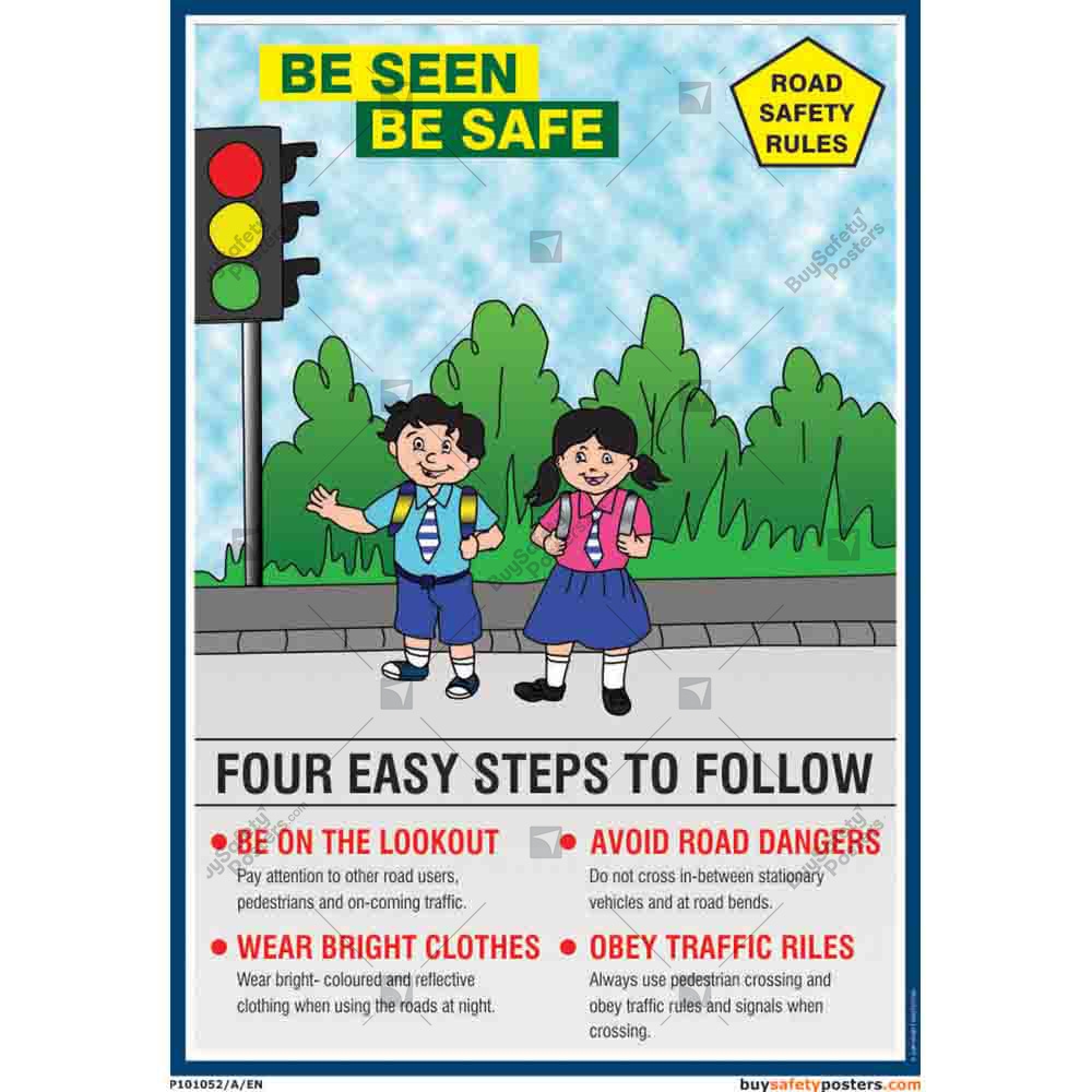 Traffic Safety Rules Poster Infoupdate