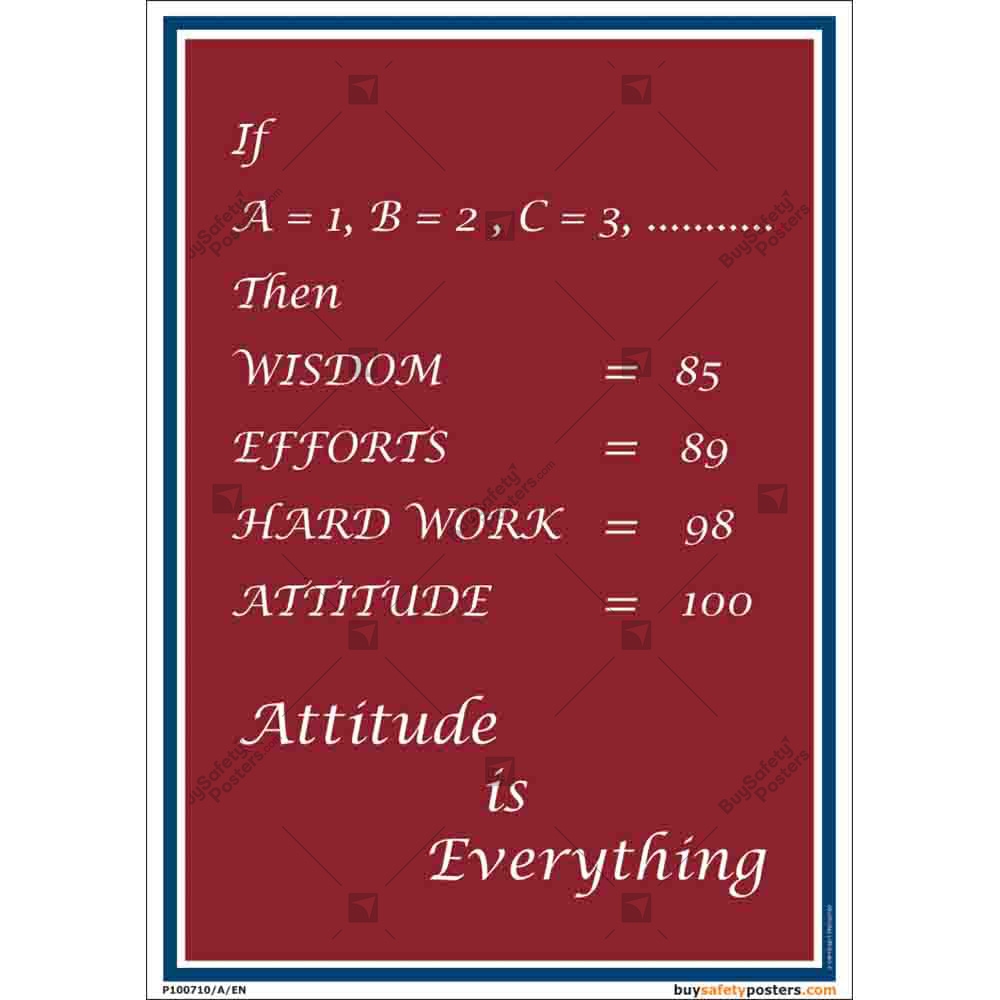 Positive Attitude Posters