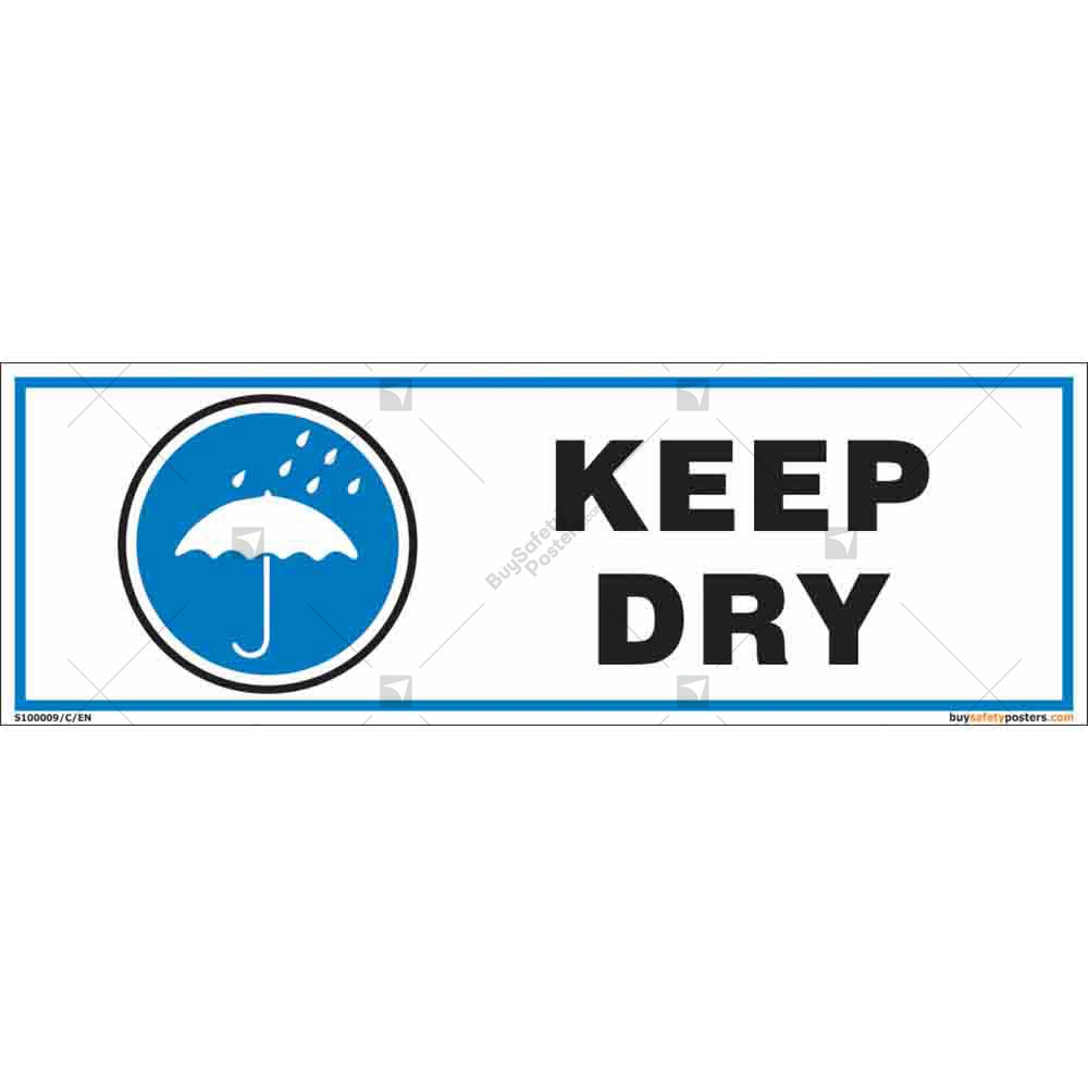 Keep Dry Logo Handle Care Icons Package Handling Labels Stock Vector
