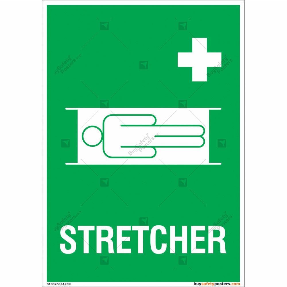 Emergency Stretcher Sign