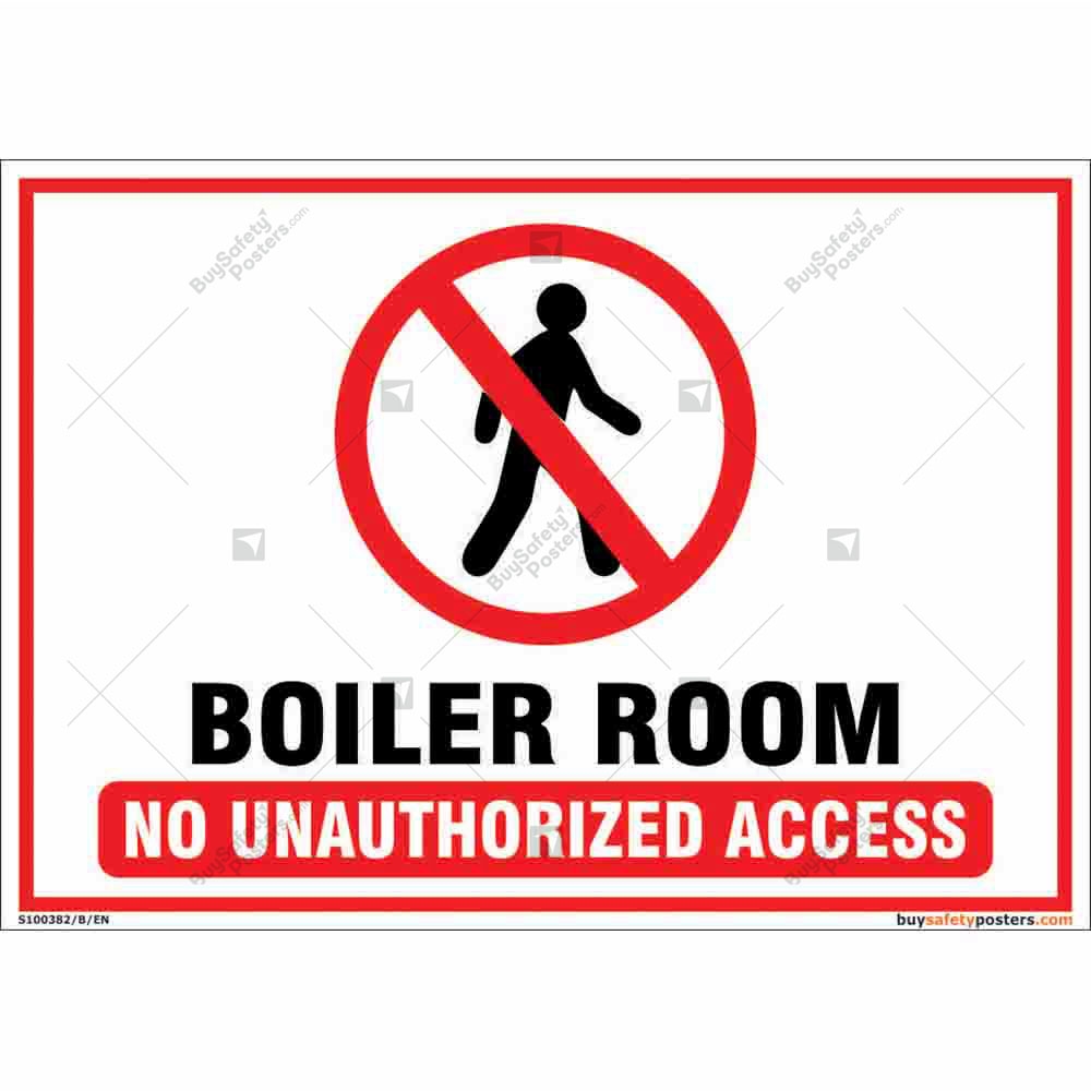 Boiler Safety Signs