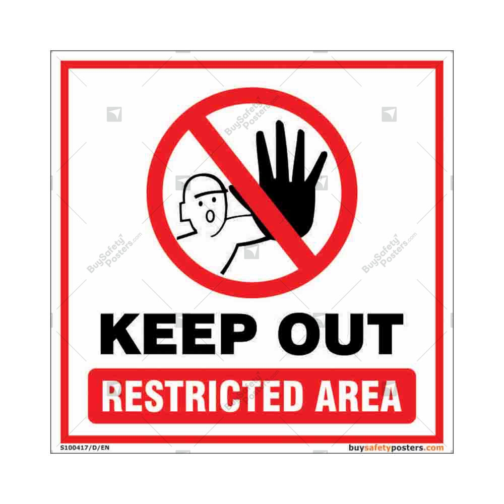 Restriction Sign Board