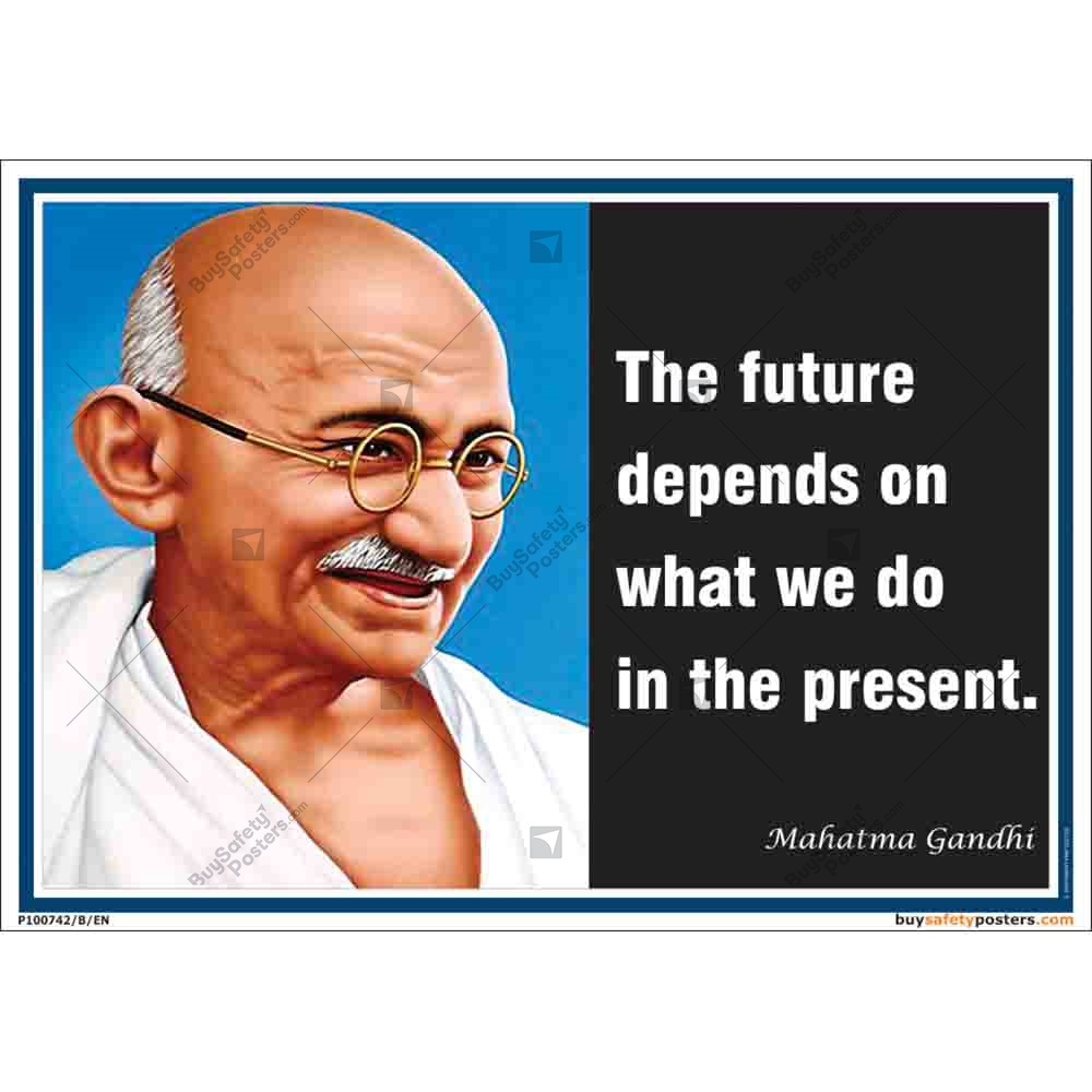 Gandhi Quote Poster