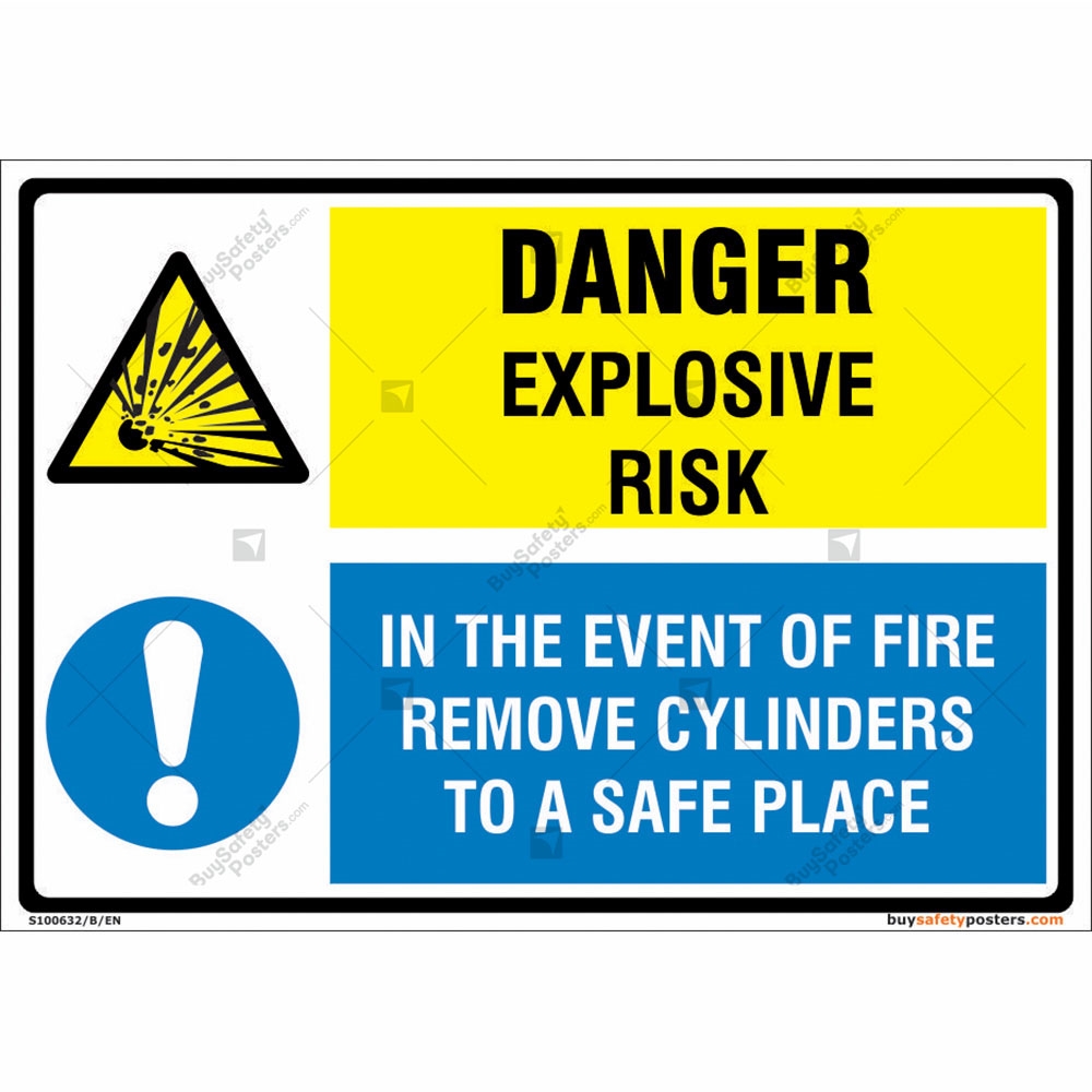 Explosive Hazard Signs