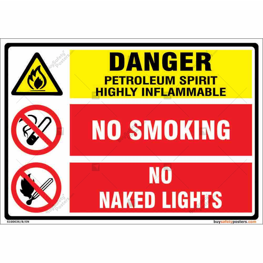 Highly Flammable Sign