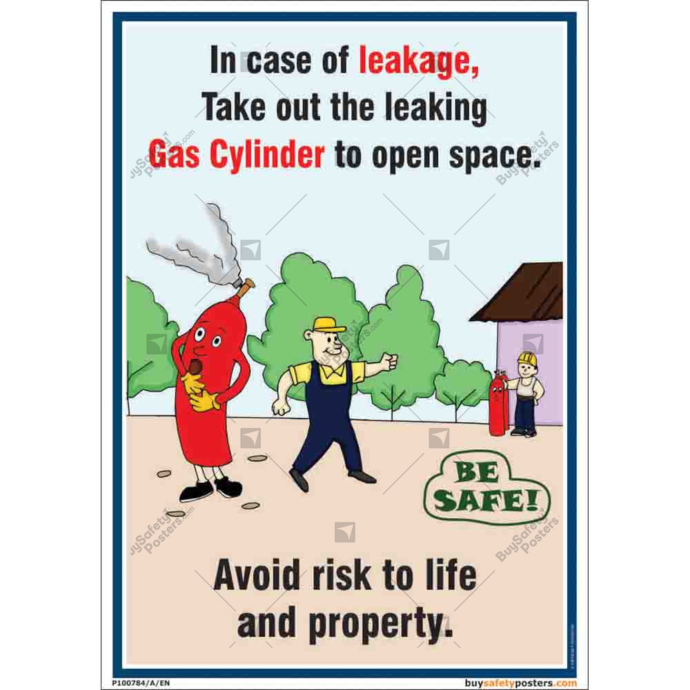 Gas Cutting Safety Poster