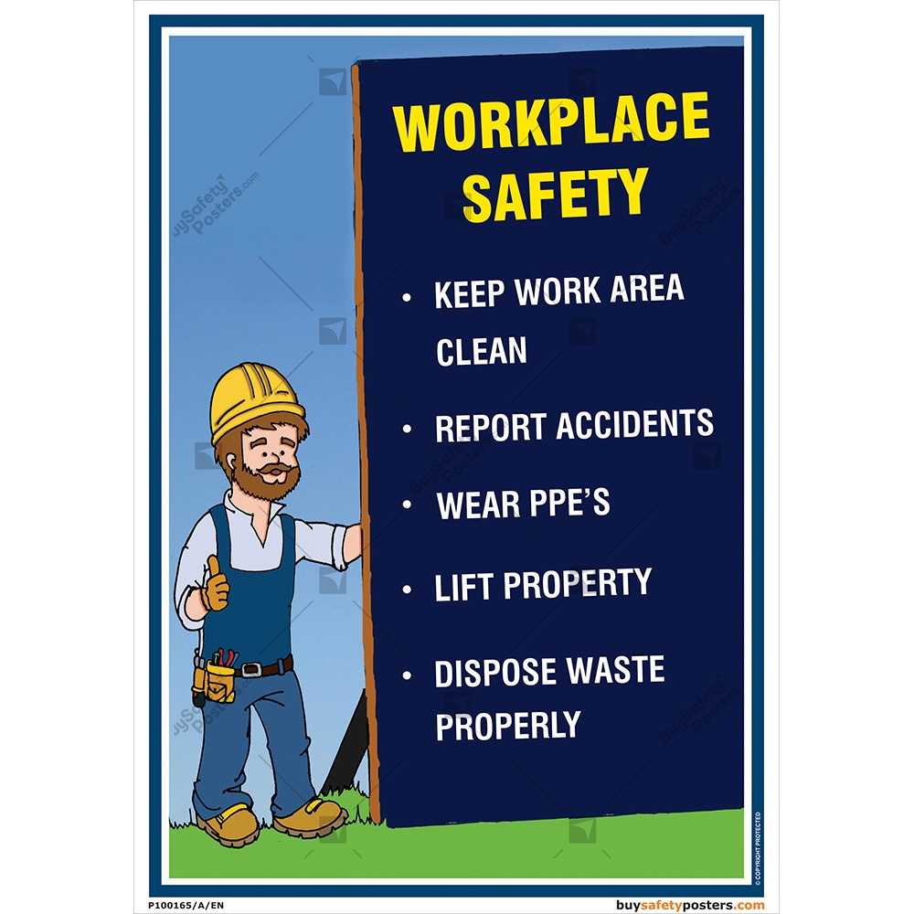 Welding Safety Tips Workplace Poster Industrial Stock, 52% OFF