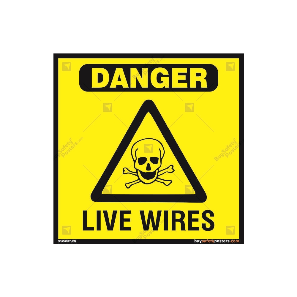 Electrical Safety Signs Poster