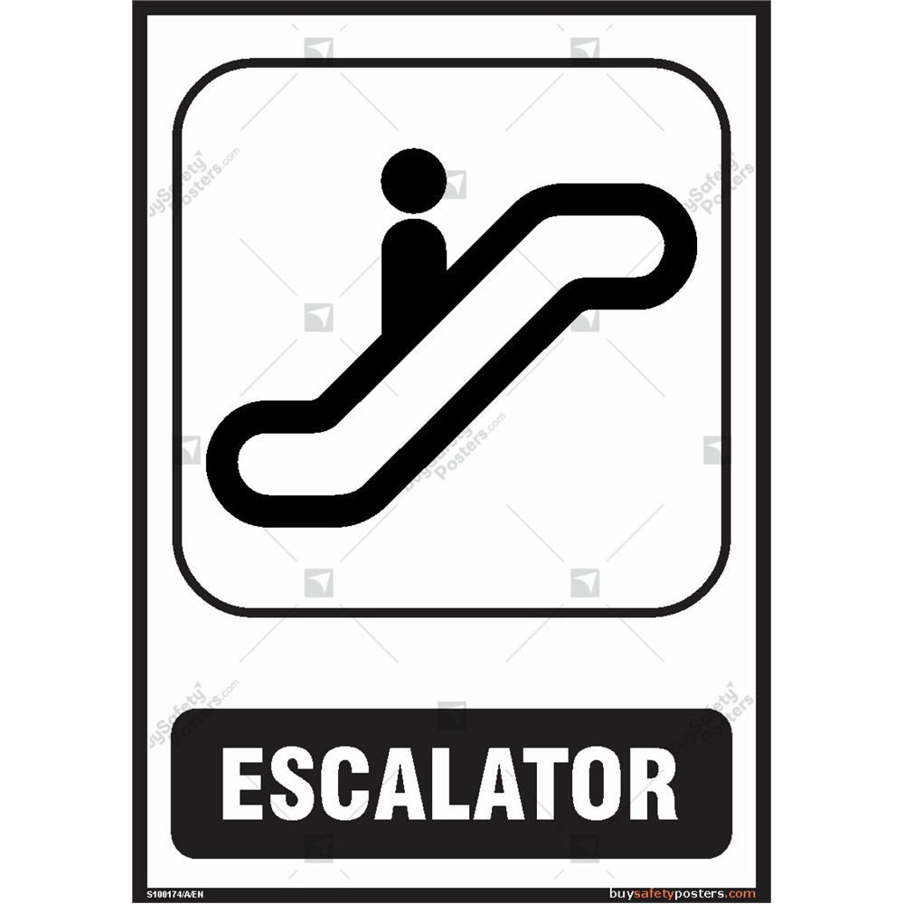 Escalator Sign