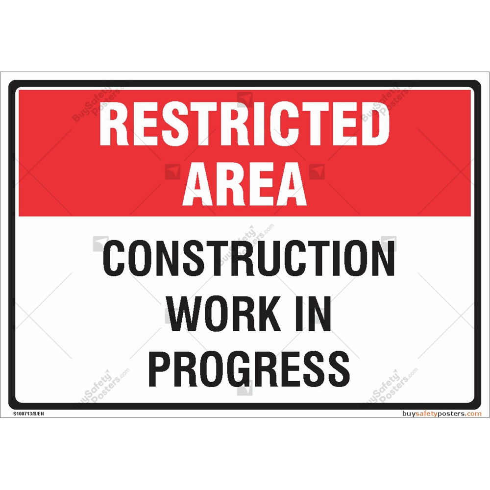 Construction Safety Poster/Signage Baroda Label, 52% OFF