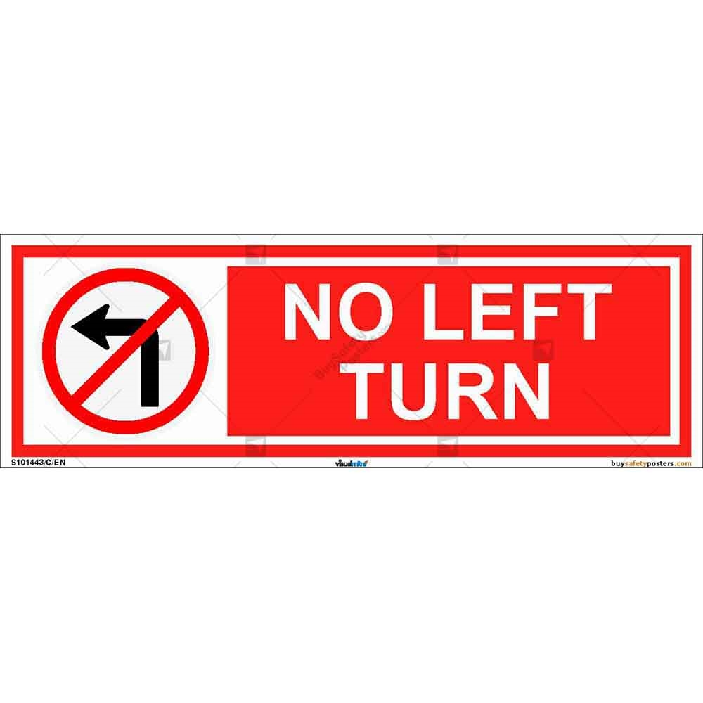 No Left Turn Sign City Of Coronado Police Department IT'S TRAFFIC