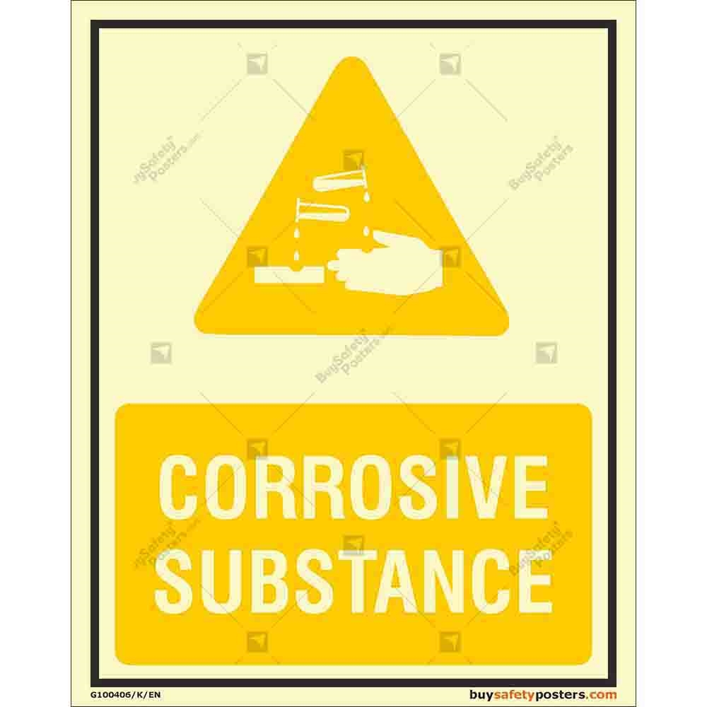 Corrosive Substance Sign