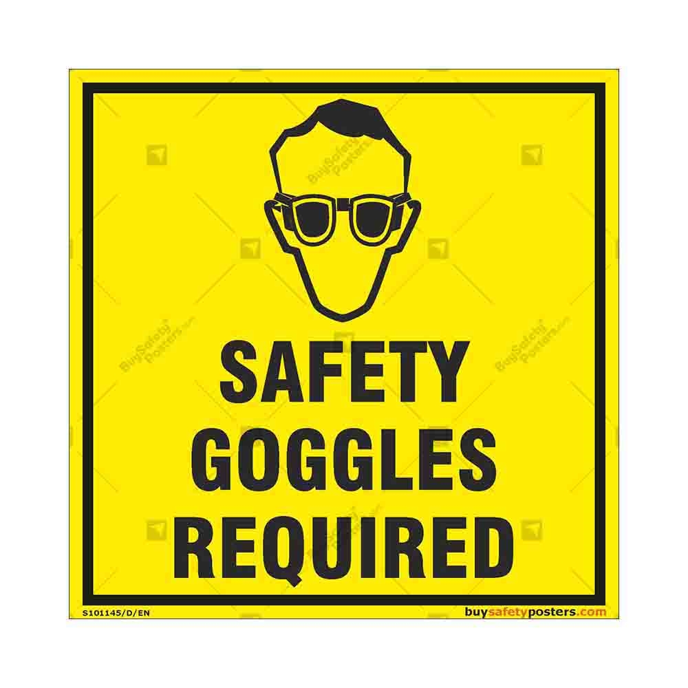 Safety Goggles Poster