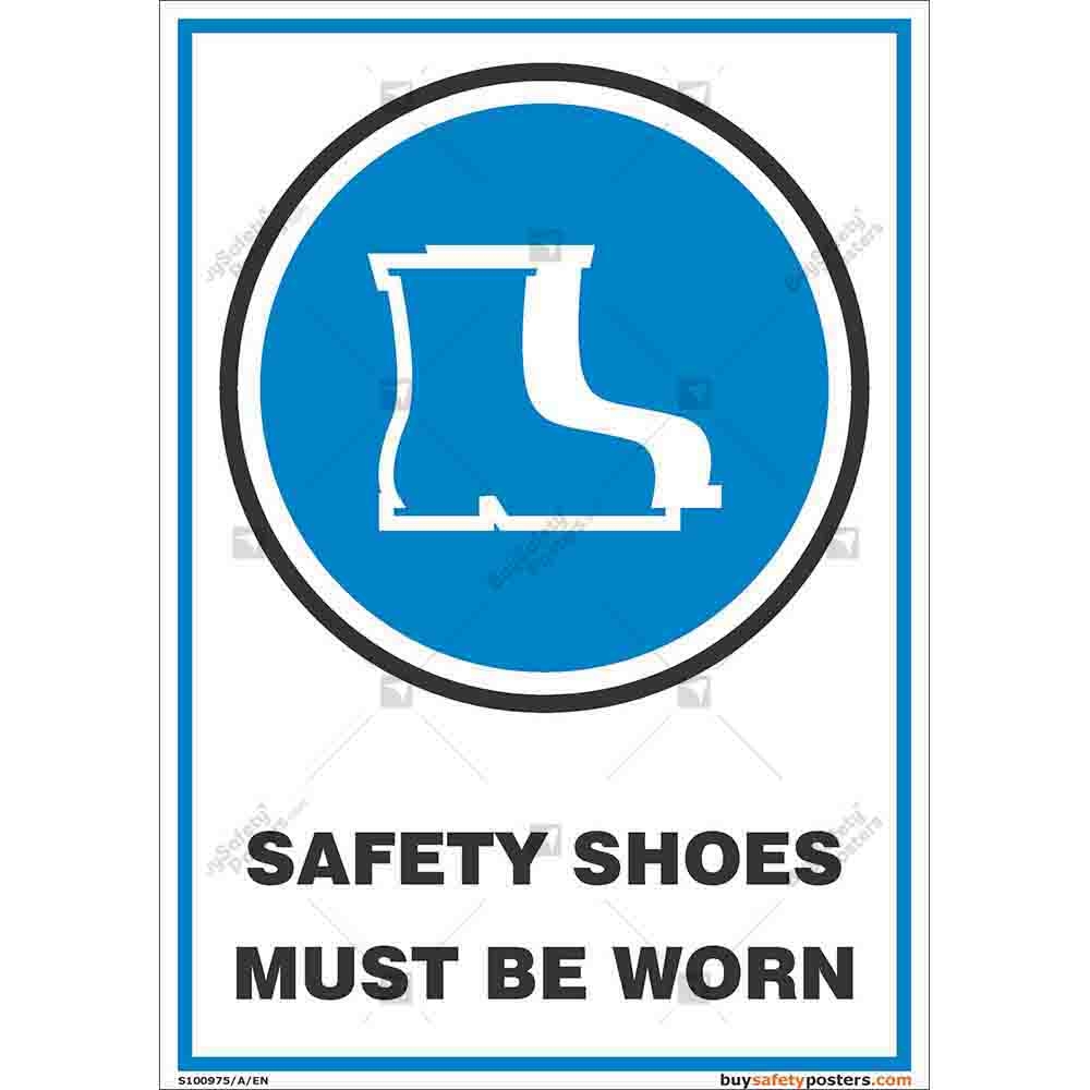 Wear Safety Boots Sign