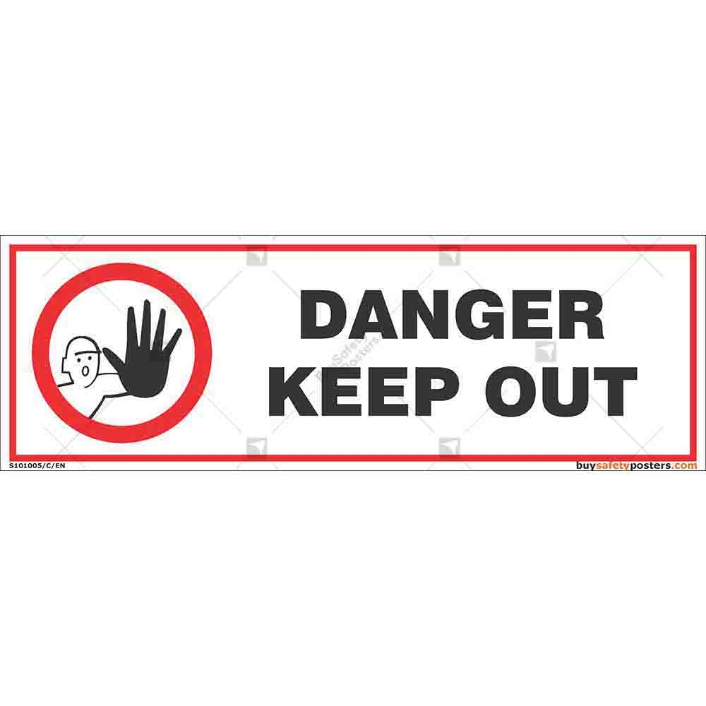 Danger Keep Out Signs Danger Sign "CONSTRUCTION SITE UNAUTHORISED