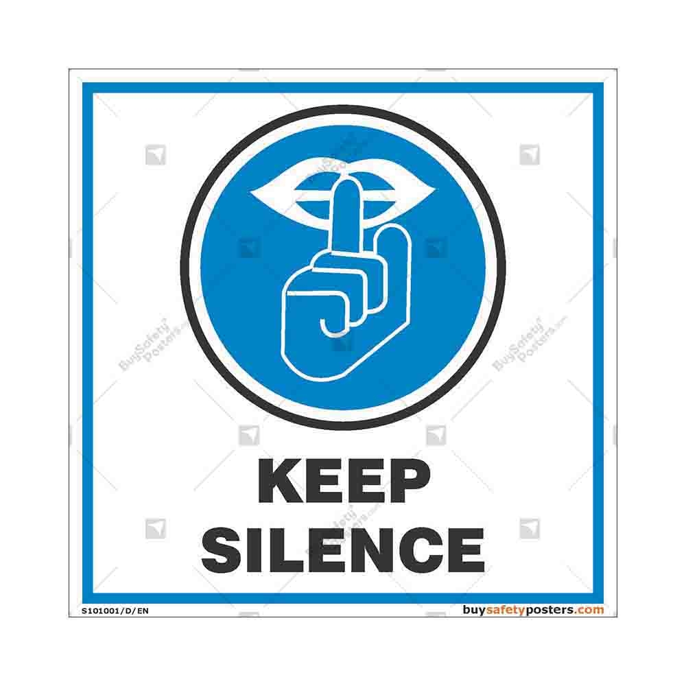 Keep Silent Sign