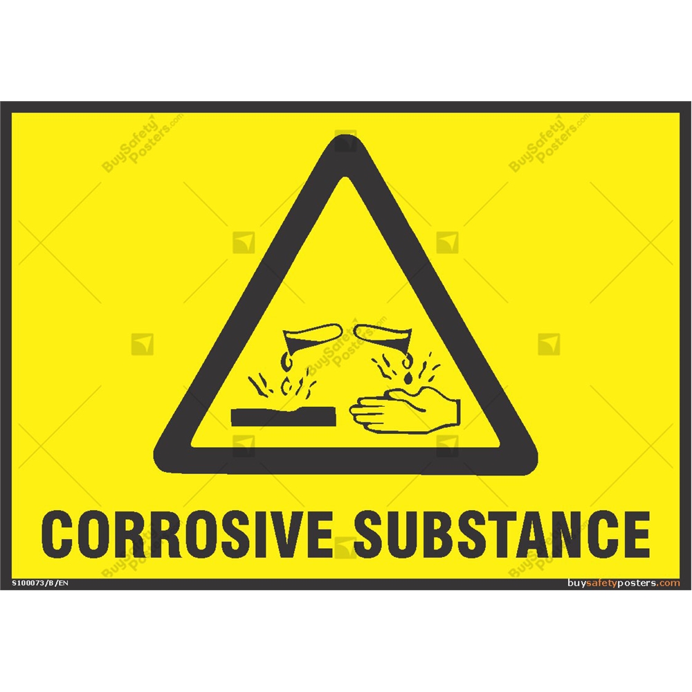 Corrosive Substance Sign